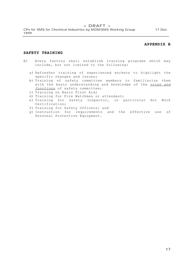 Singapore safety mgmt-sys | PDF