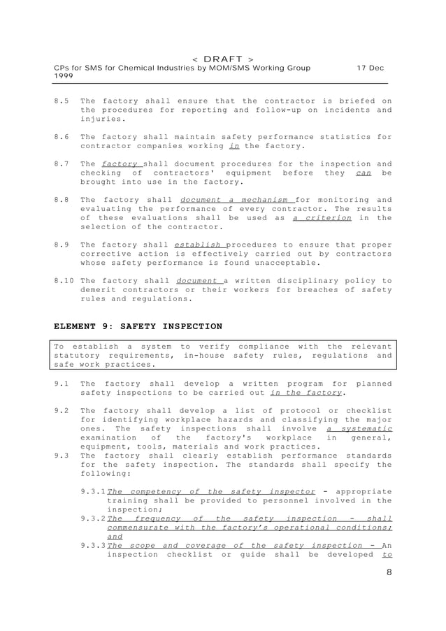 Singapore safety mgmt-sys | PDF