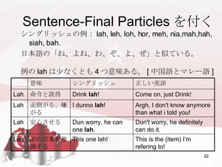 Singapore, Singapore's language and Singlish | PPT