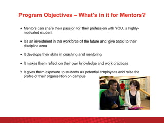 Singapore career mentoring induction for mentees 5 march 2015 | PPT