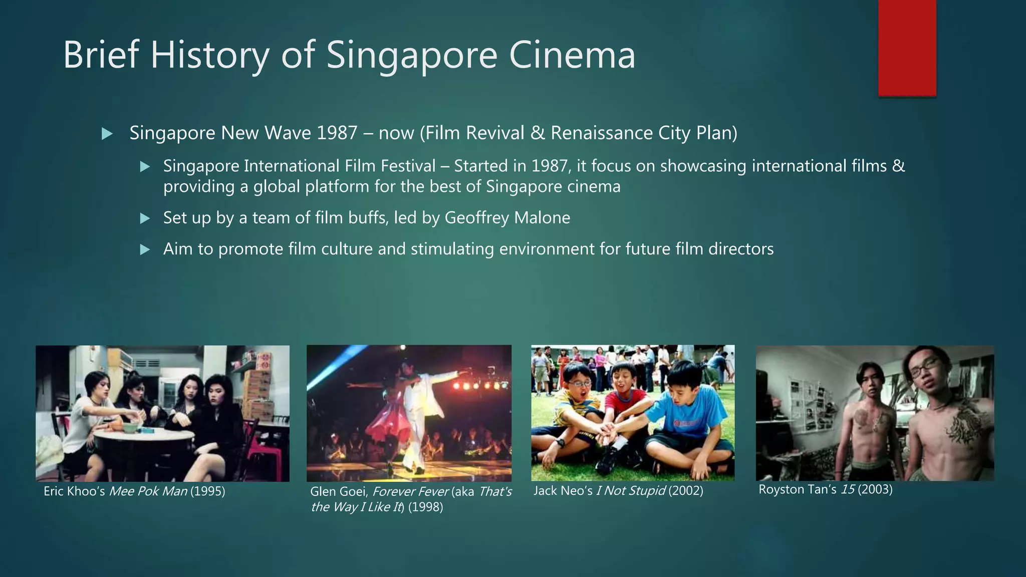 Brief History of Singapore Cinema | PPTX
