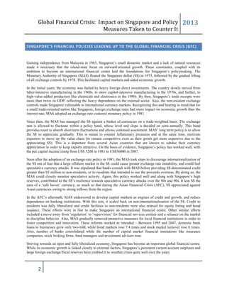 Global Financial Crisis and Singapore | PDF