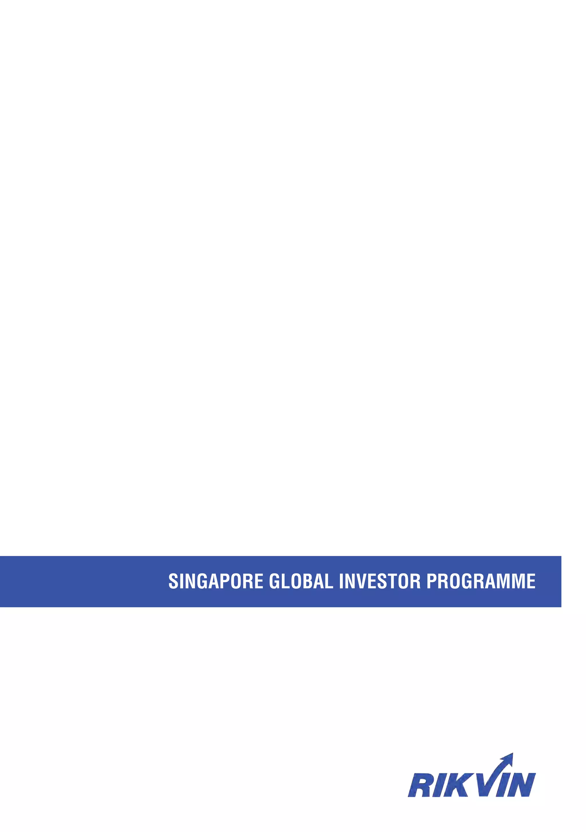 Singapore Global Investor Programme | PDF