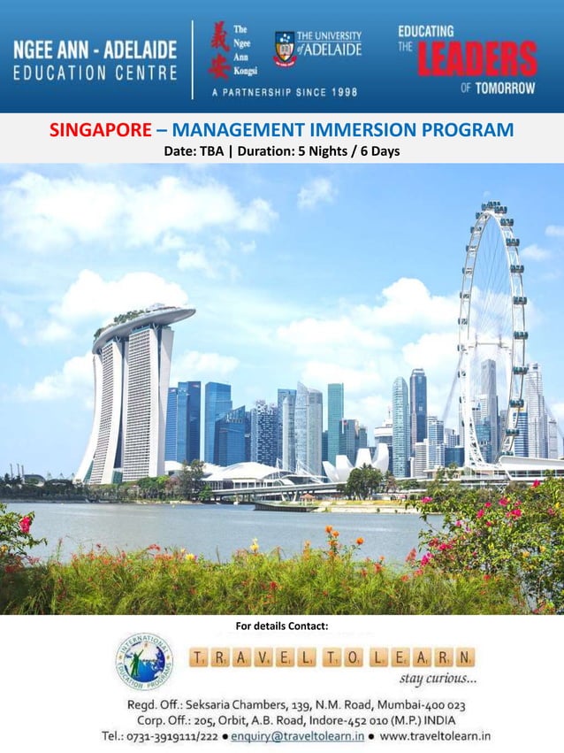 Singapore Management Immersion Program | PPTX
