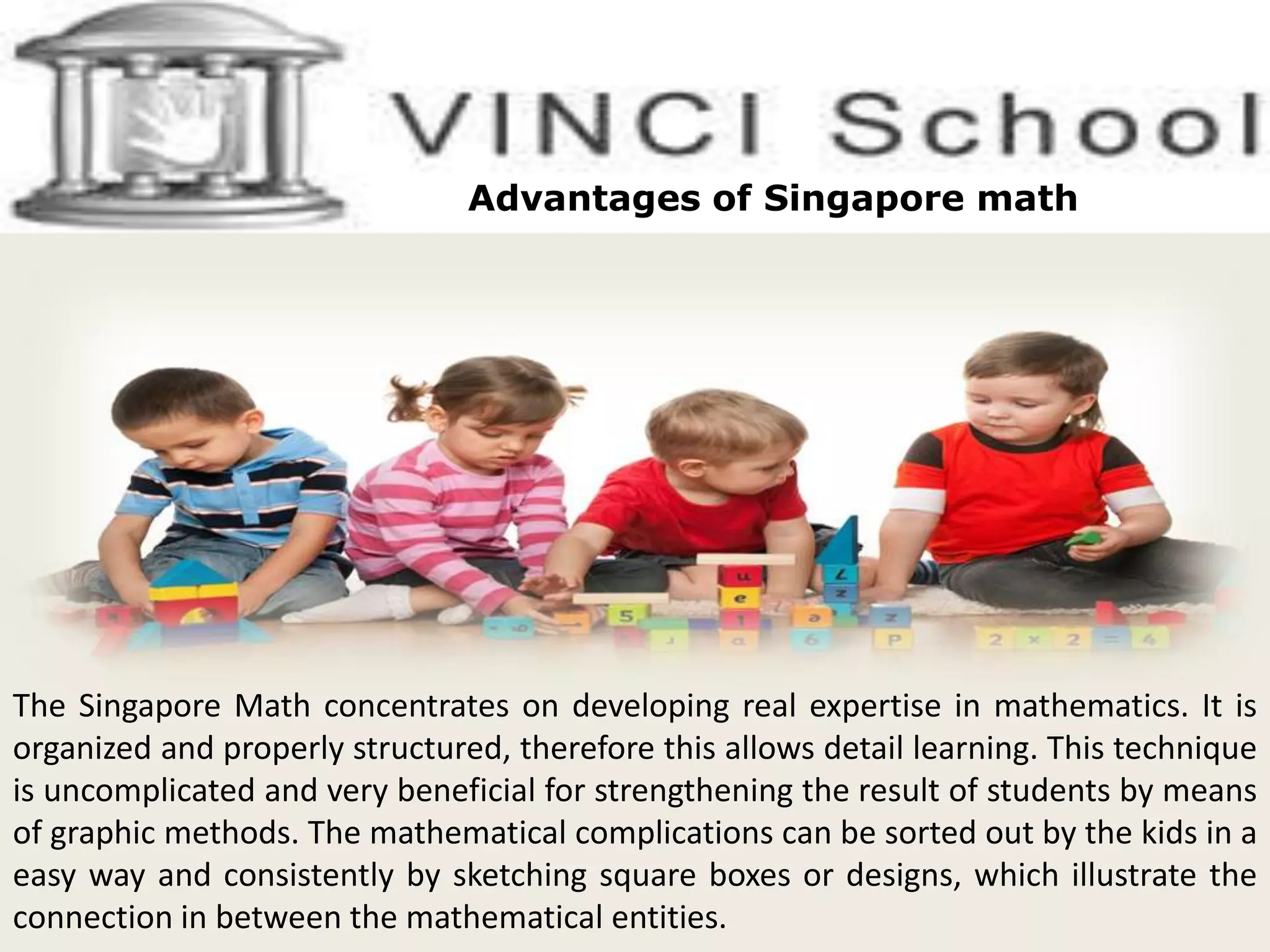 Singapore Math with common core method for toddlers | PPTX