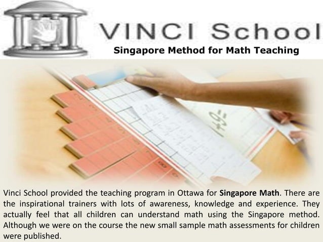Singapore Math with common core method for toddlers | PPTX