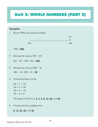 Singapore Math 4, student book primary mathematics | PDF