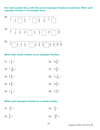 Singapore Math 4, student book primary mathematics | PDF