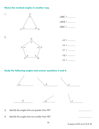 Singapore Math 4, student book primary mathematics | PDF