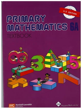 Singapore Math - 6A - Textbook | PDF