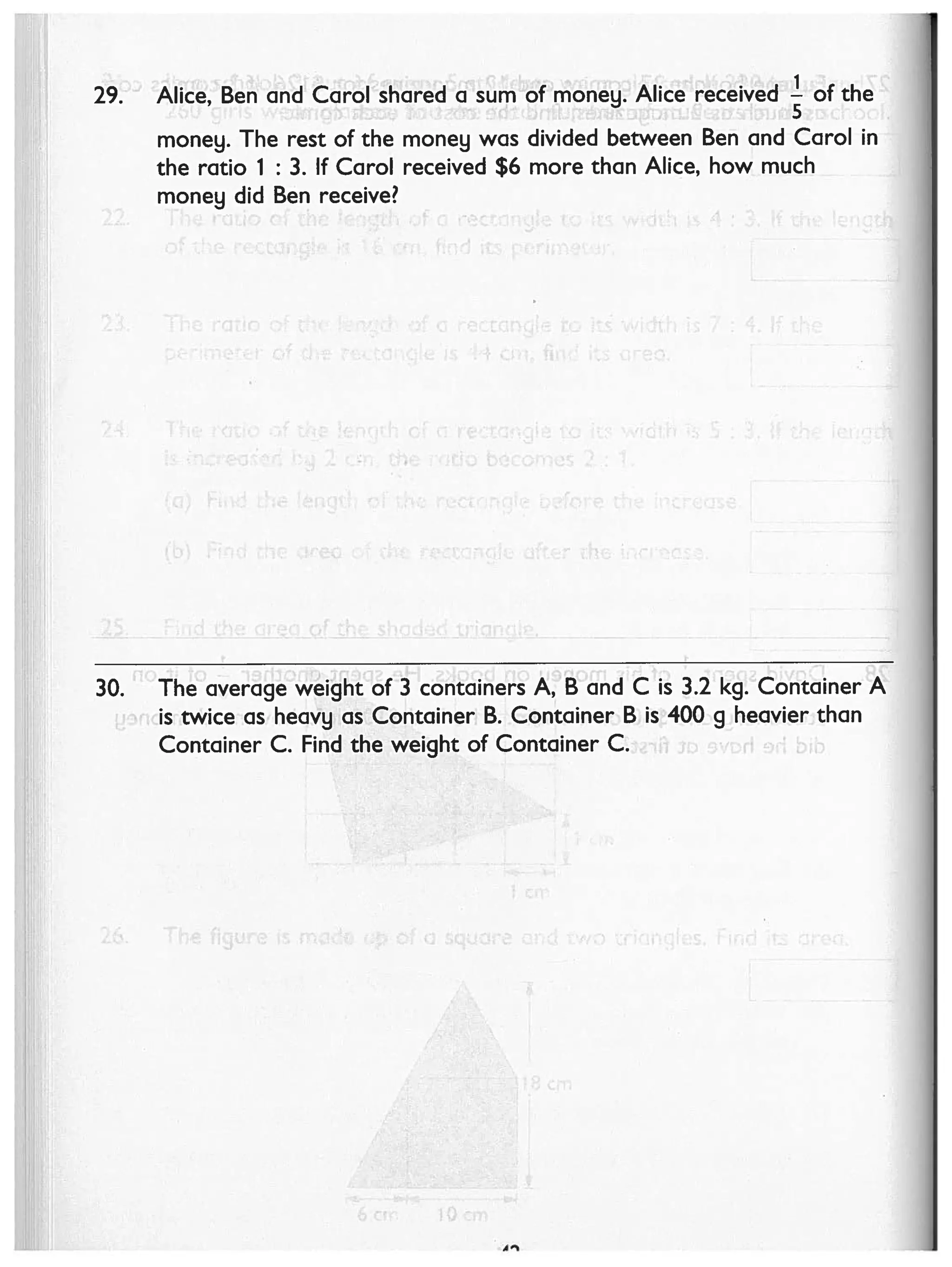 Singapore Math - 6A - Workbook | PDF