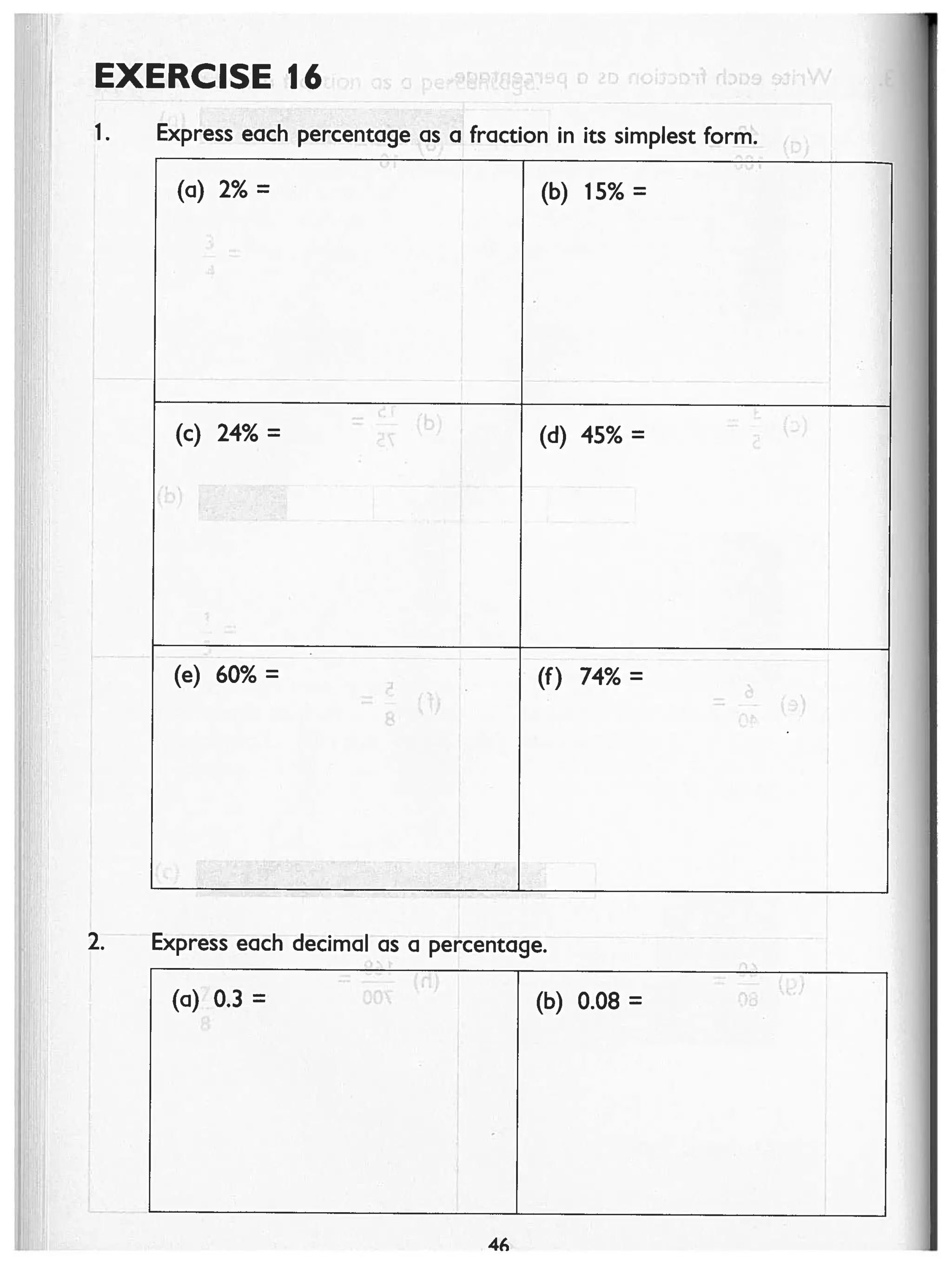 Singapore Math - 6A - Workbook | PDF