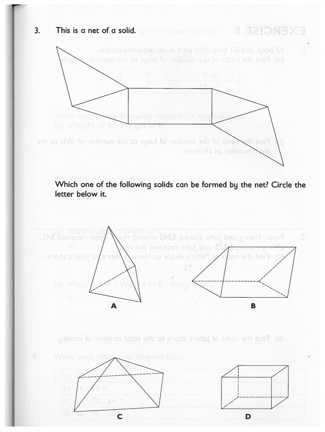 Singapore Math - 6A - Workbook | PDF