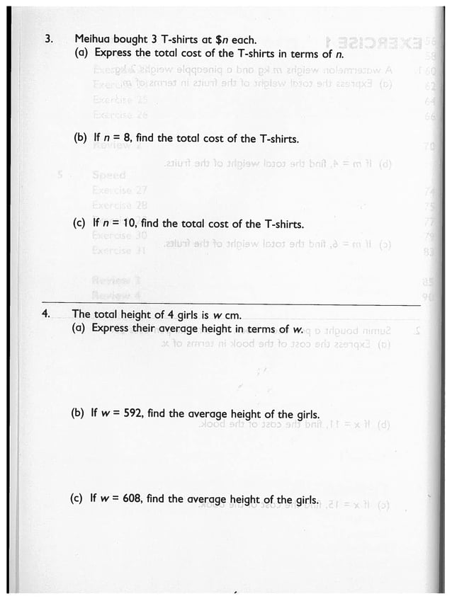 Singapore Math - 6A - Workbook | PDF