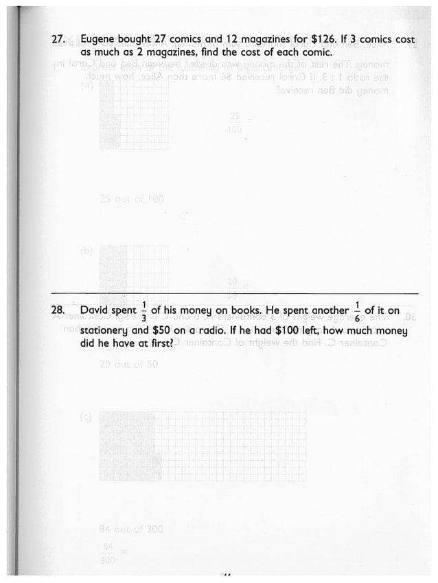 Singapore Math - 6A - Workbook | PDF