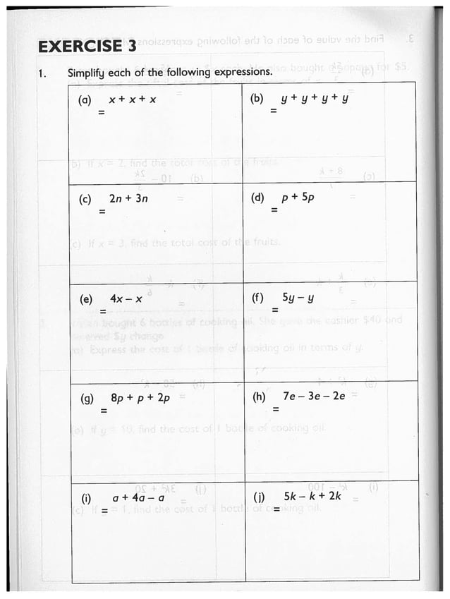 Singapore Math - 6A - Workbook | PDF