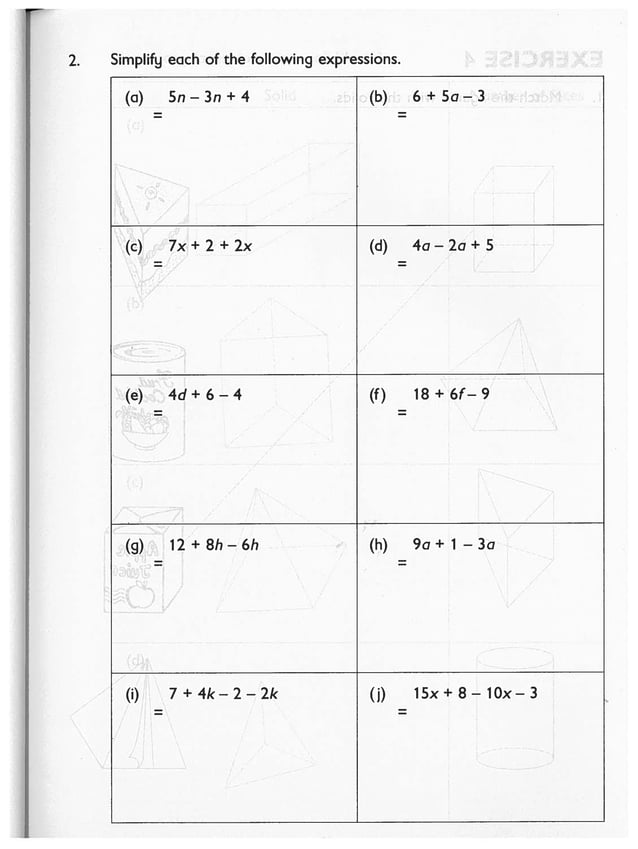 Singapore Math - 6A - Workbook | PDF