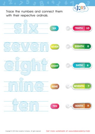 FREE Singapore math worksheets for Preschool and Kindergarten | PDF