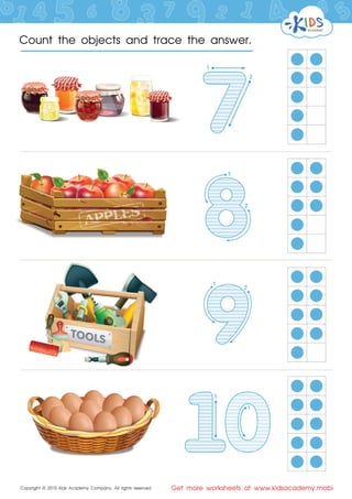 FREE Singapore math worksheets for Preschool and Kindergarten | PDF