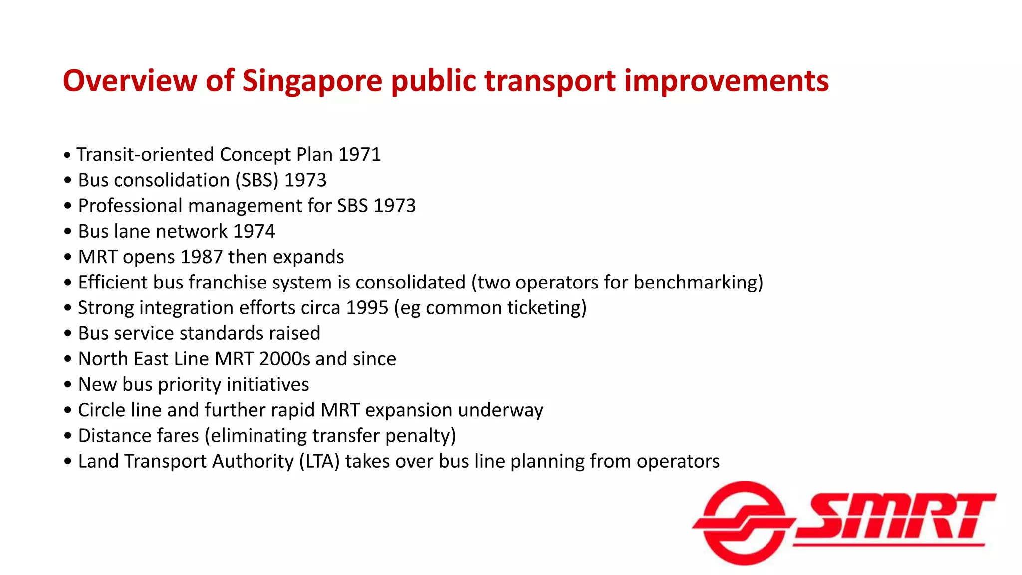Singapore MRTS | PPTX