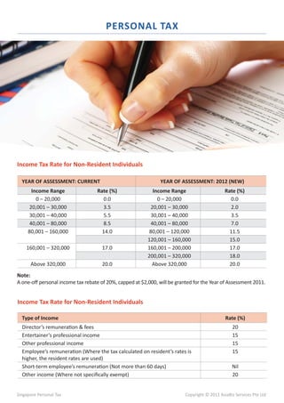 Singapore Personal Tax | PDF