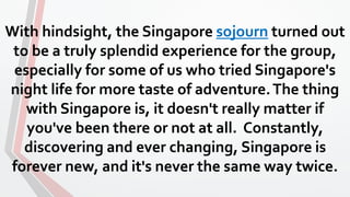 Singapore Sojourn (lesson) | PPTX