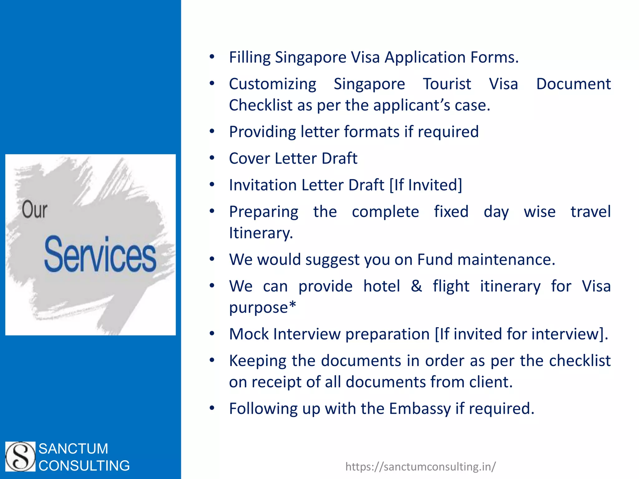 Singapore Tourist visa Process | Documents and Places to Visit | PPT