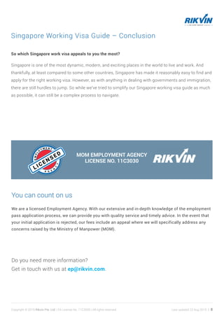 Singapore work visa guide | PDF