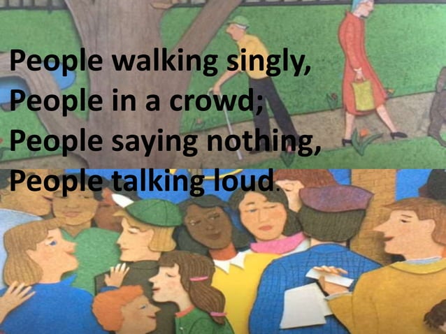 Sing a song of people : Poem | PPTX