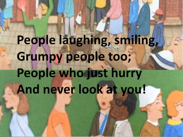 Sing a song of people : Poem | PPTX