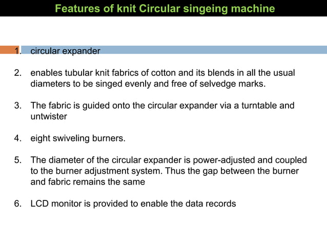 Singeing of fabrics and yarns | PPTX