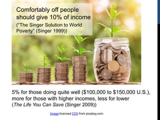 Peter Singer on Global Poverty | PPTX