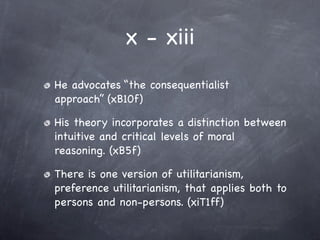 Singer Preface About Ethics | KEY