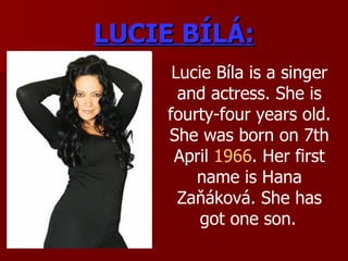 Czech Singers | PPT