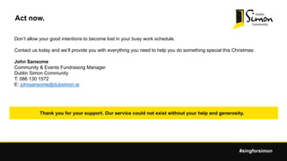 Sing for Simon and use your voice to end homelessness | PDF