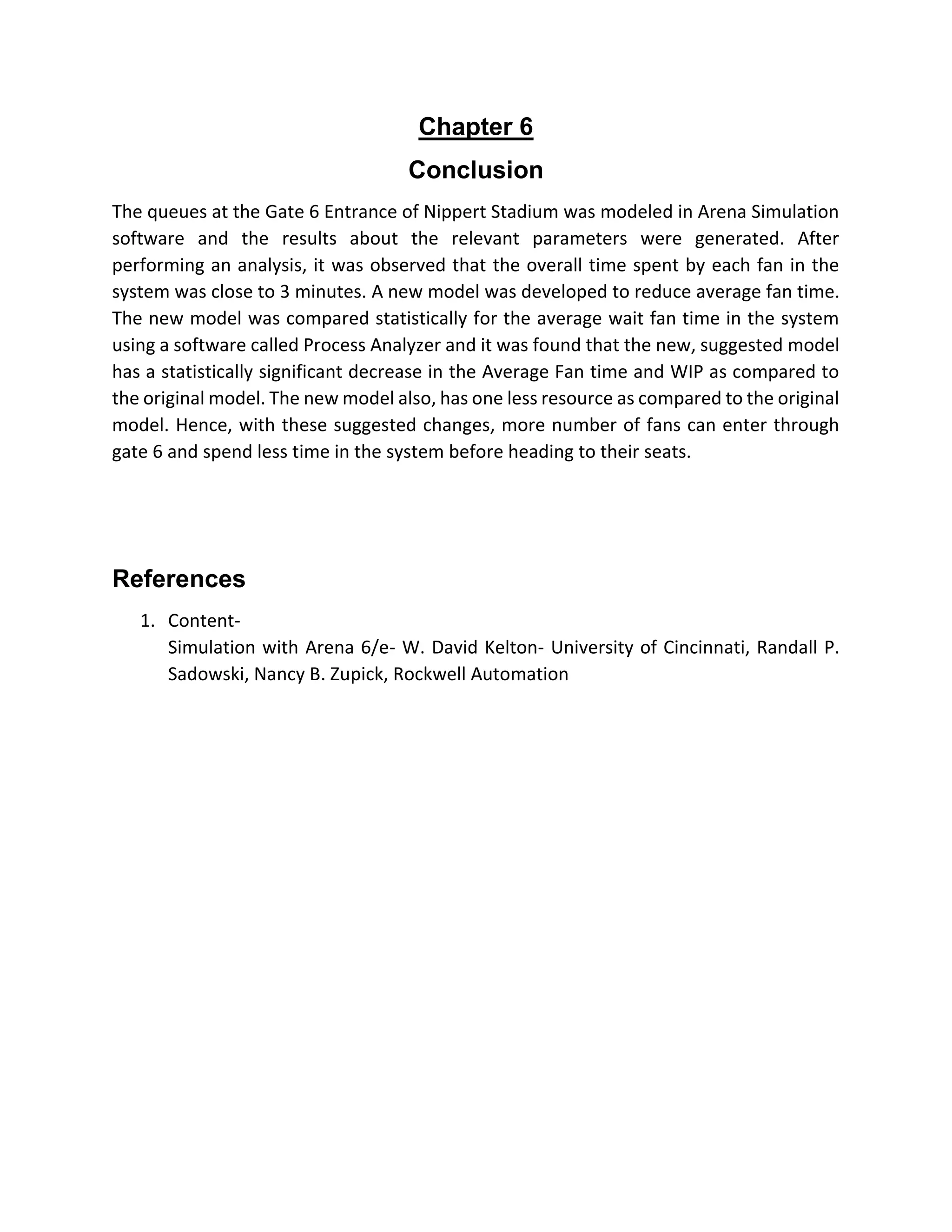 Stadium Queue Simulation | PDF