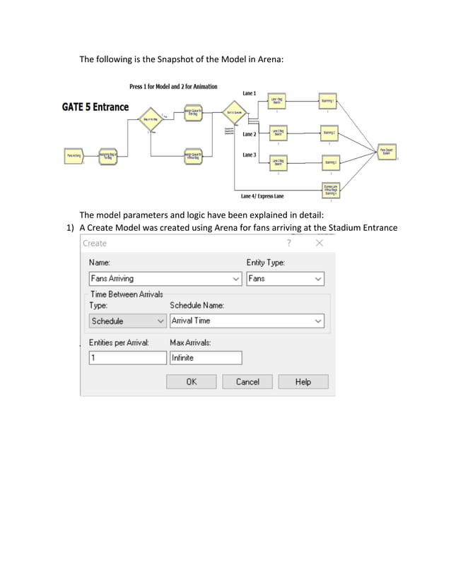 Stadium Queue Simulation | PDF