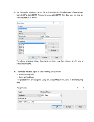 Stadium Queue Simulation | PDF