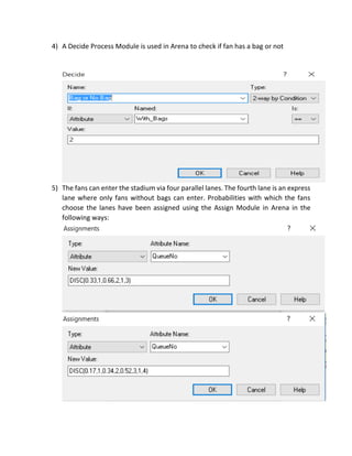 Stadium Queue Simulation | PDF
