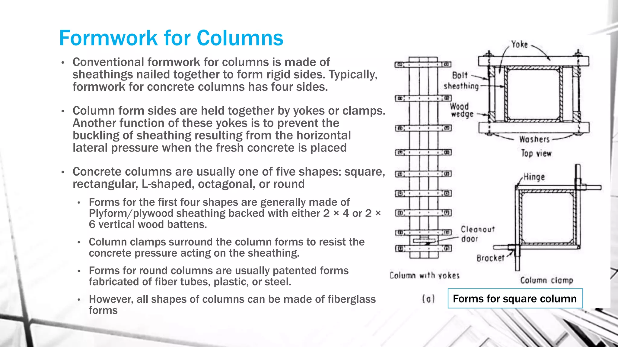 All you need to know about Construction Formwork | PDF