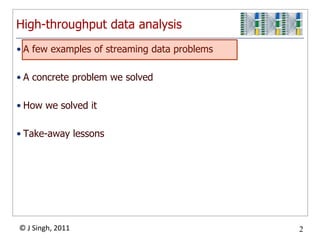 High Throughput Data Analysis | PPTX