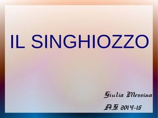 Il singhiozzo | ODP | Ear, Nose and Throat Conditions | Diseases and ...