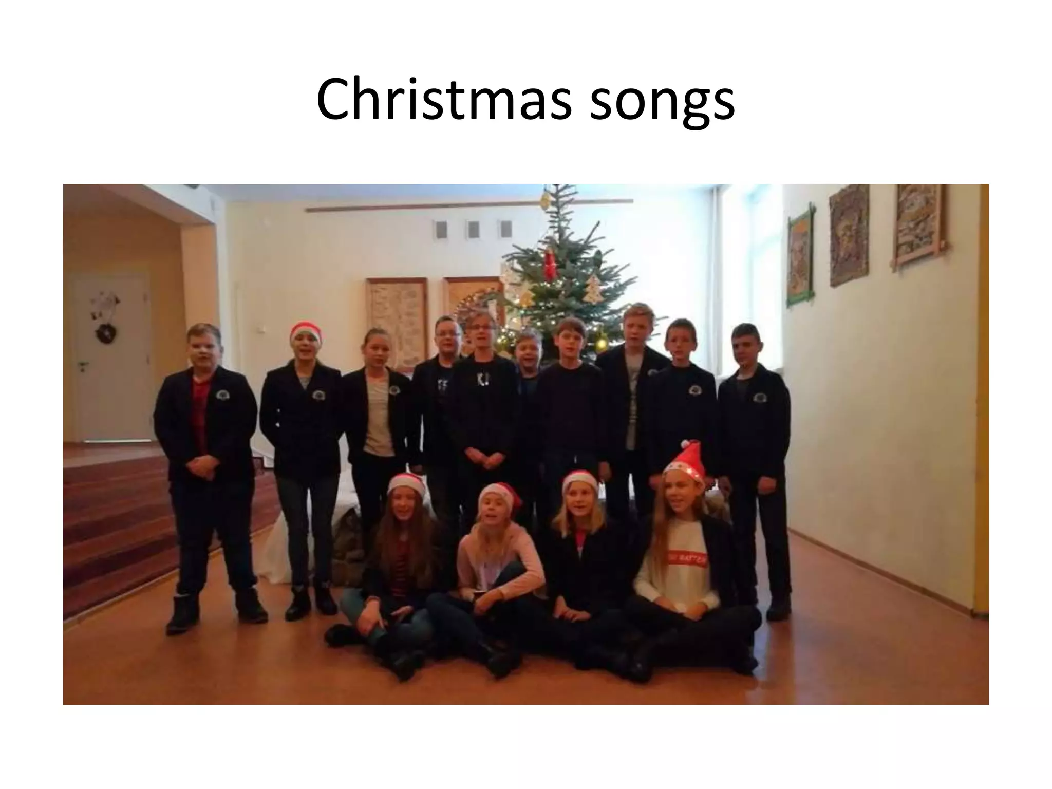 Singing classes Christmas songs | PPTX