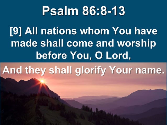 Singing God's Praises | PPT