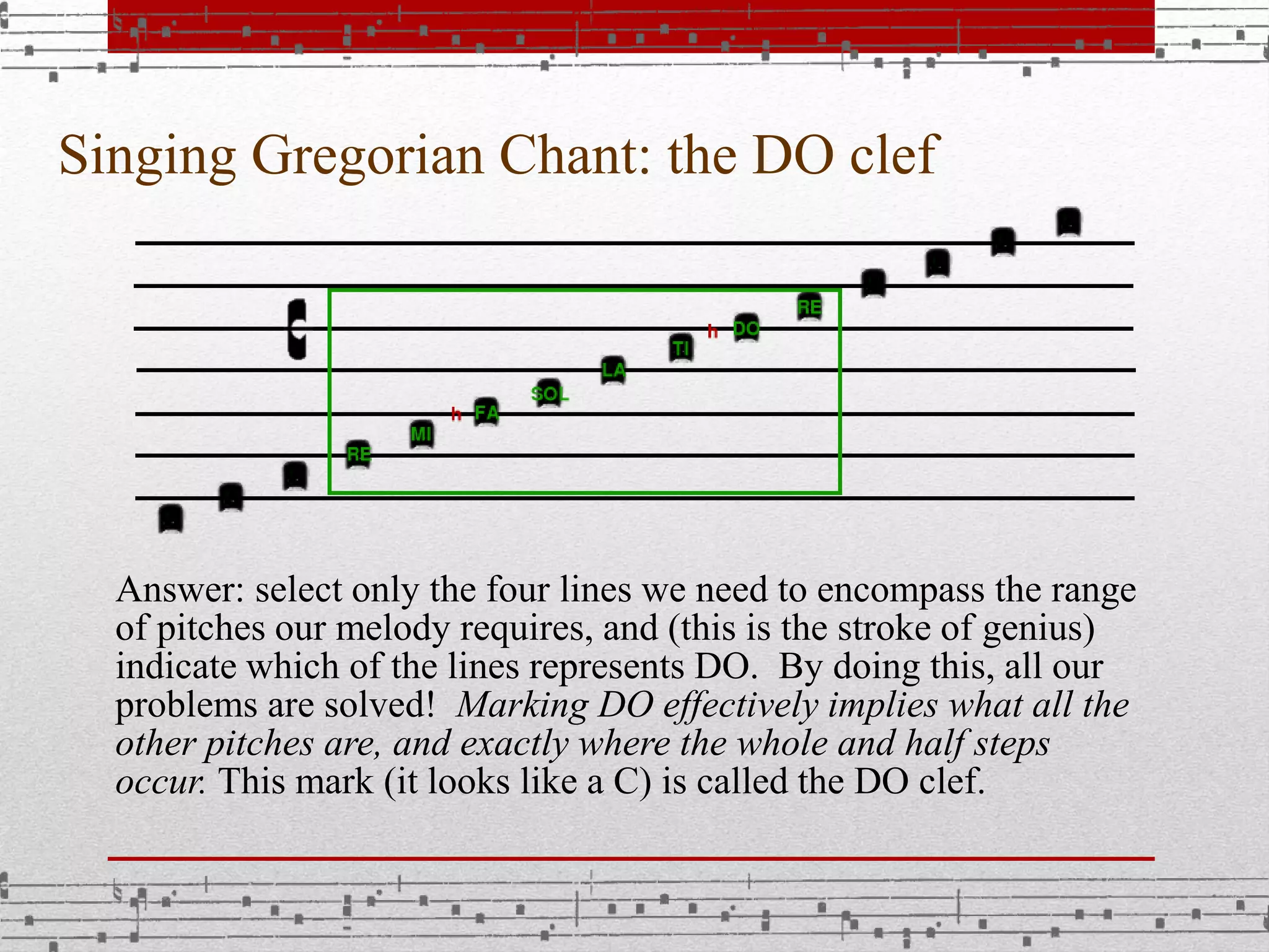 Singing gregorian chant | PPTX