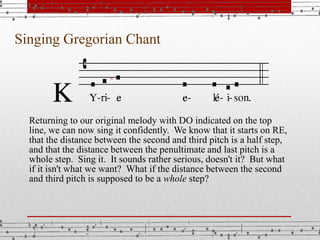 Singing gregorian chant | PPTX