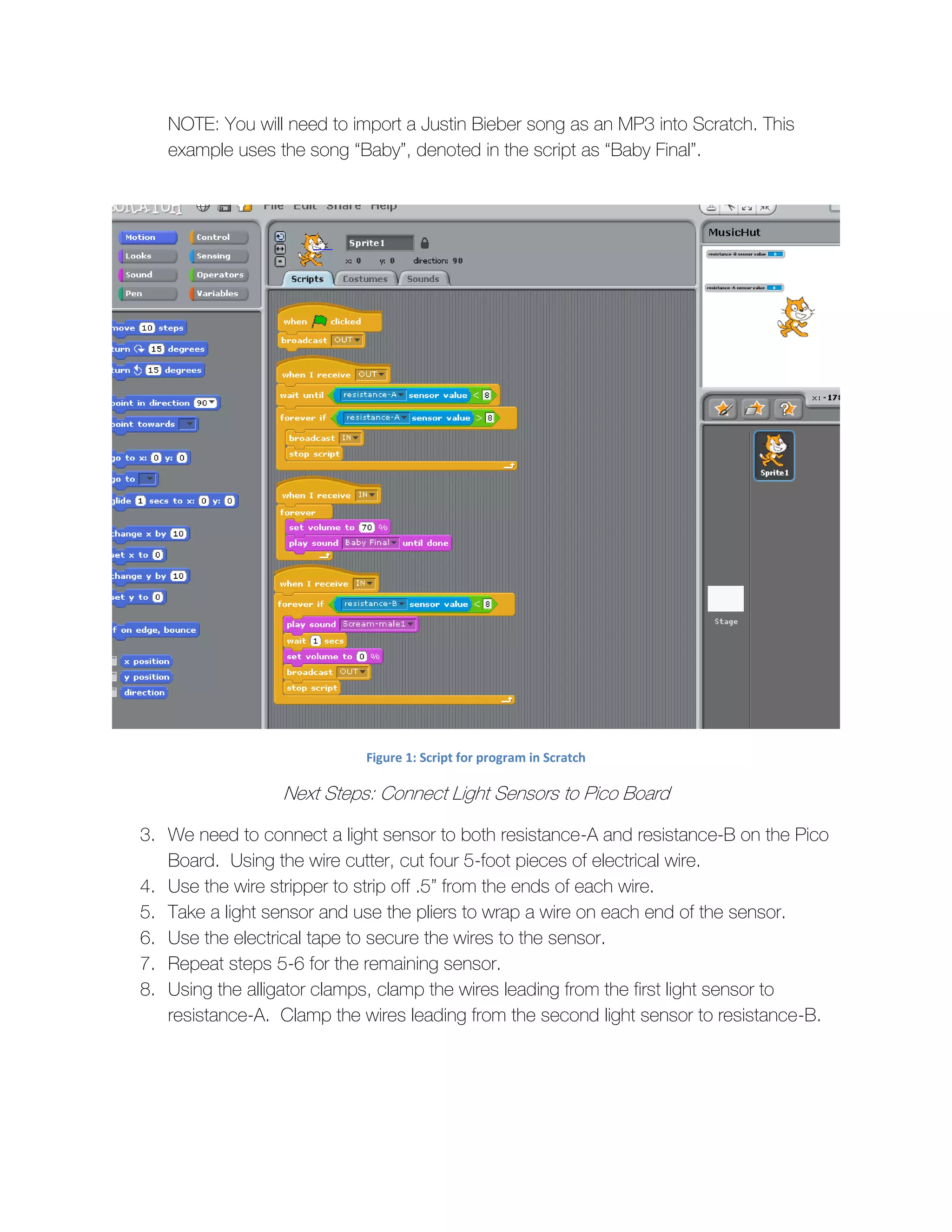 Build a Singing Justin Bieber Cutout | PDF