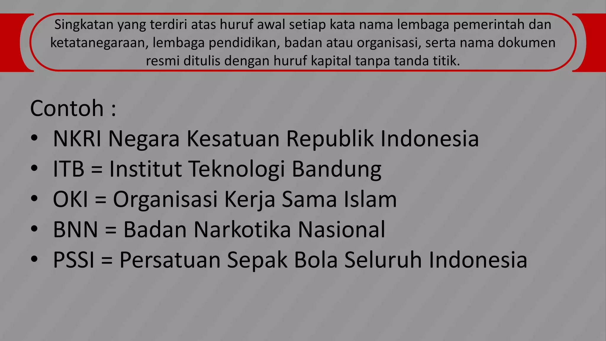 Singkatan dan akronim | PPTX