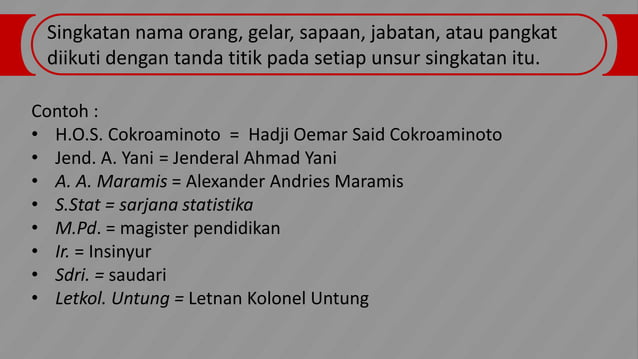 Singkatan dan akronim | PPTX