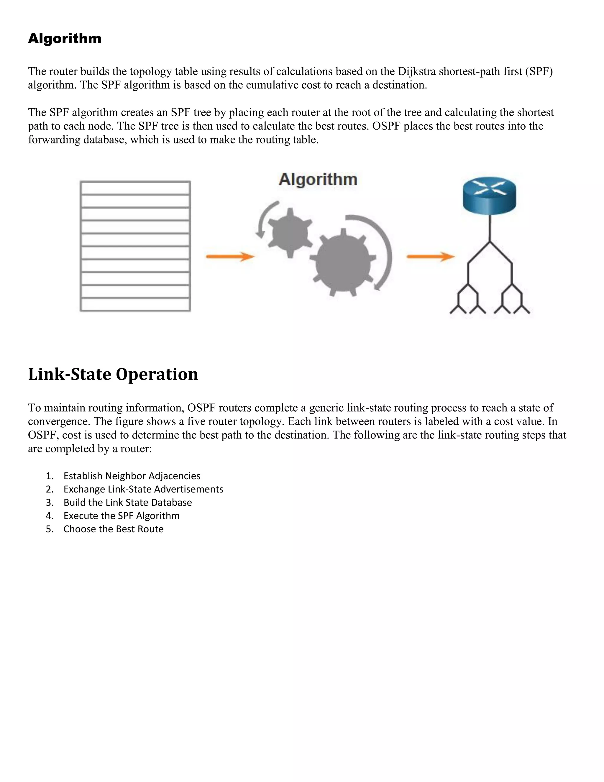 Single-Area OSPFv2 Concepts.pdf | Computer Networking | Computing